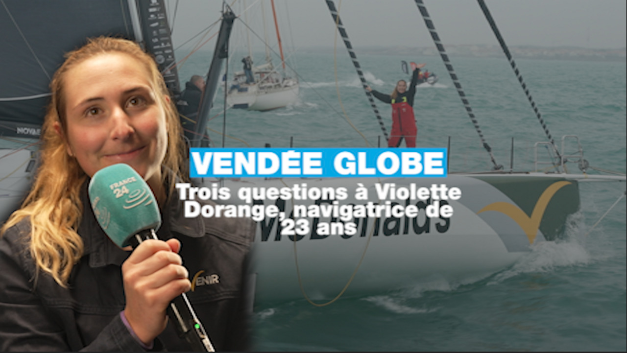 Violette Dorange raconte les trois moments marquants de son Vendée Globe à France 24 - France 24